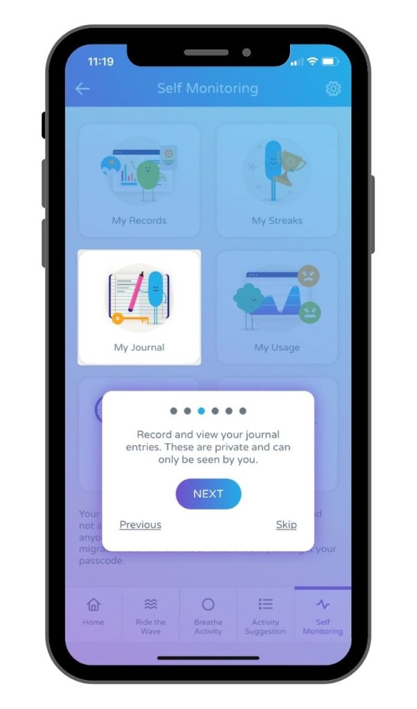 Home - Calm Harm App