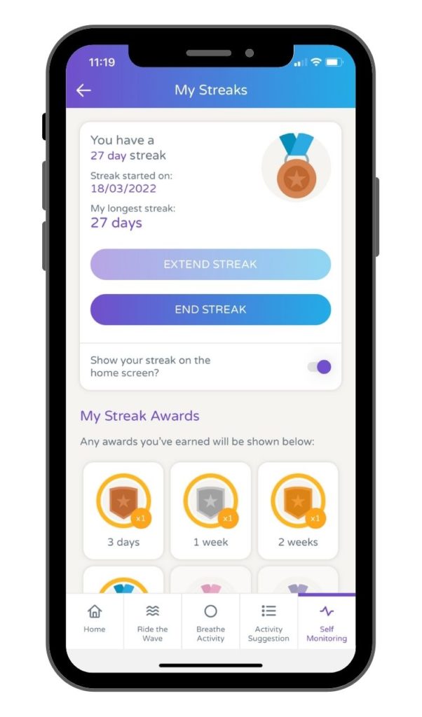 Home - Calm Harm App