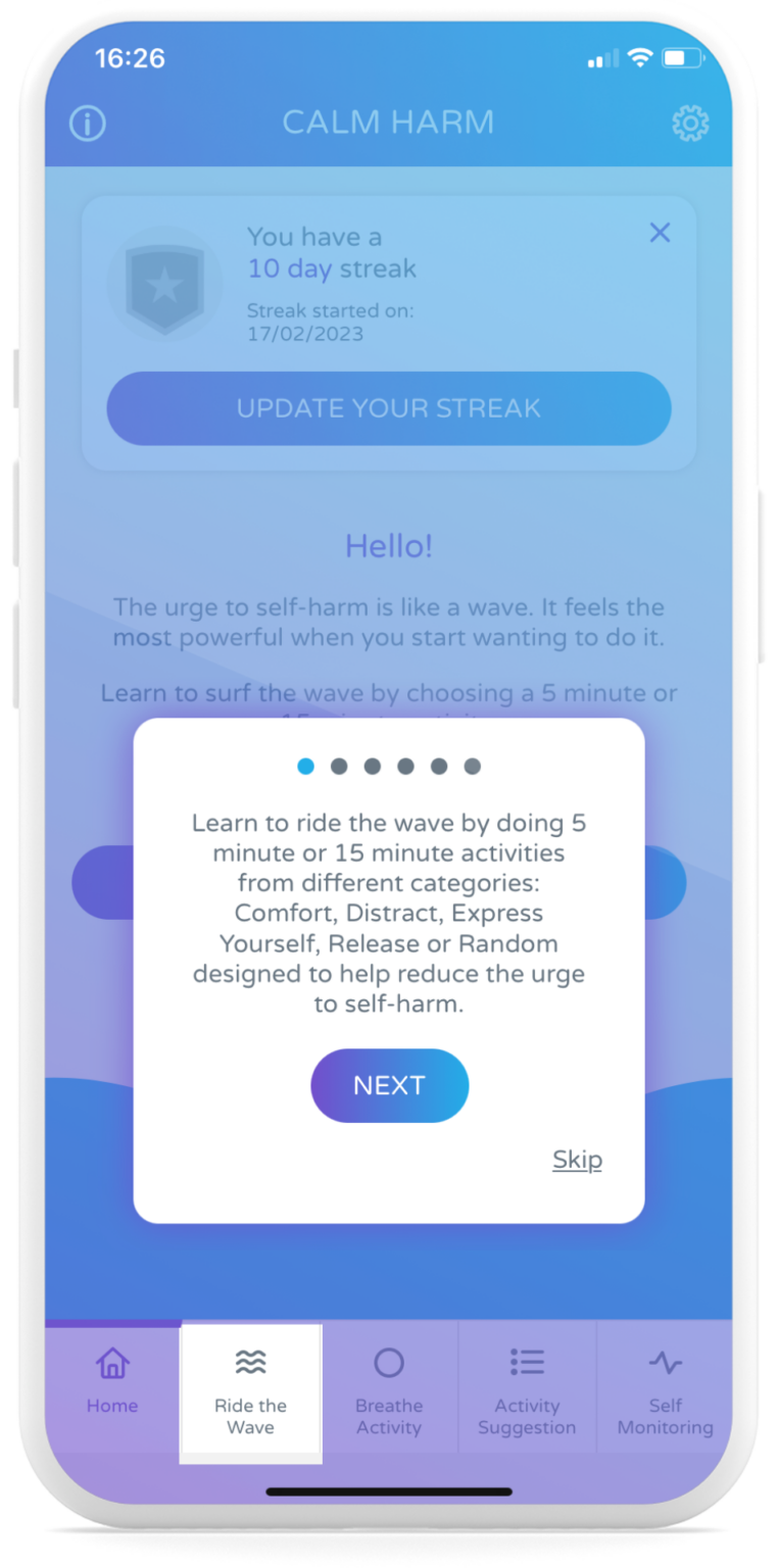 FAQs - Calm Harm App